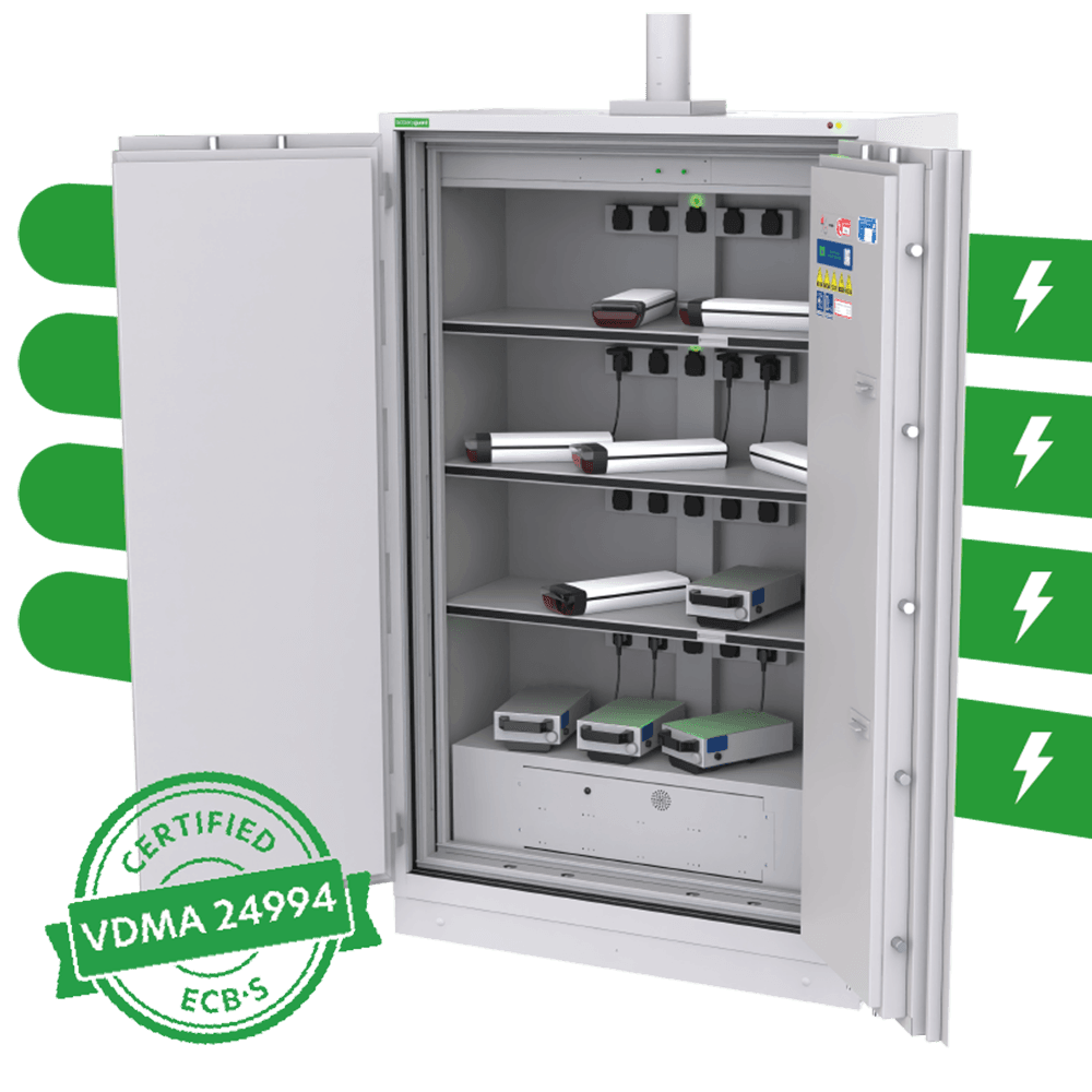 Battery safe Batteryguard XL 400V – continuous charging - Burton Security