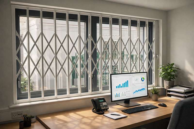 High Security Retractable Grilles and Cages Benefits - Burton Security